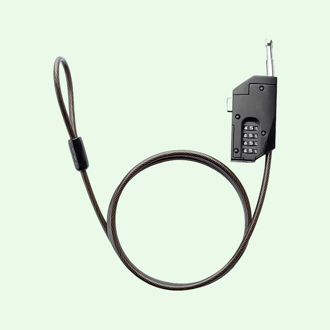 Game Trail Camera Lock Security Lock Password Cable Chain Lock, Metal